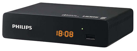 PHILIPS DTR 3000 - Décodeur TNT HD + Cordon HDMI offert